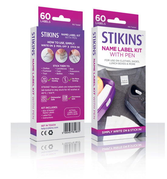 STIKINS Name Label Kit – The School Shop